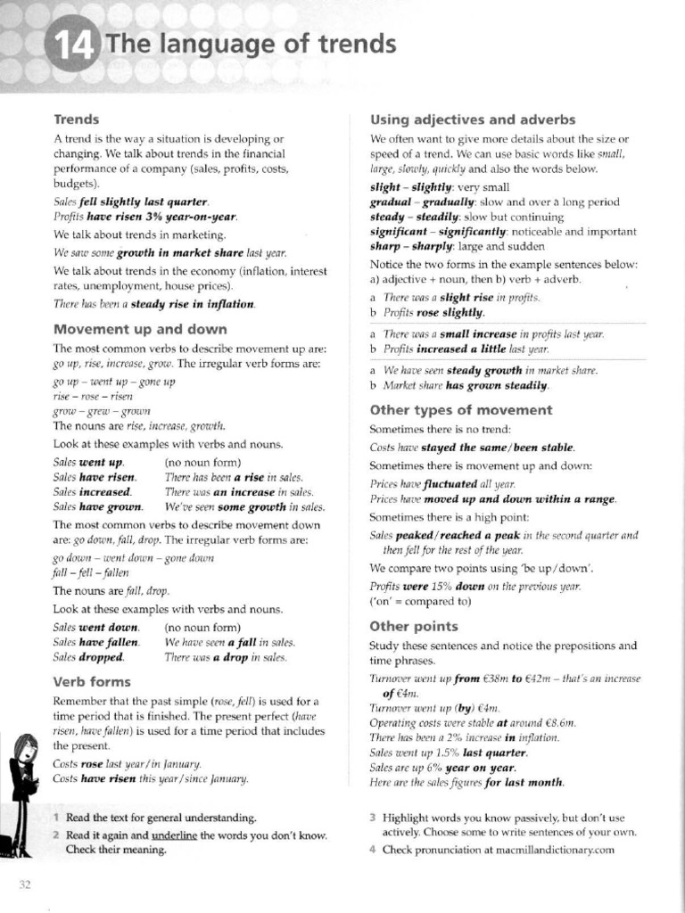The Language of Trends: Trends Using Adjectives and Adverbs | PDF ...