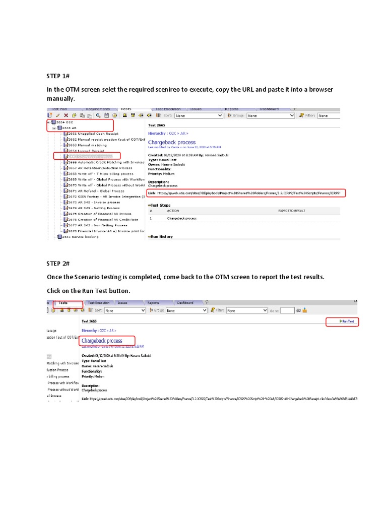 Otm Process Steps | PDF
