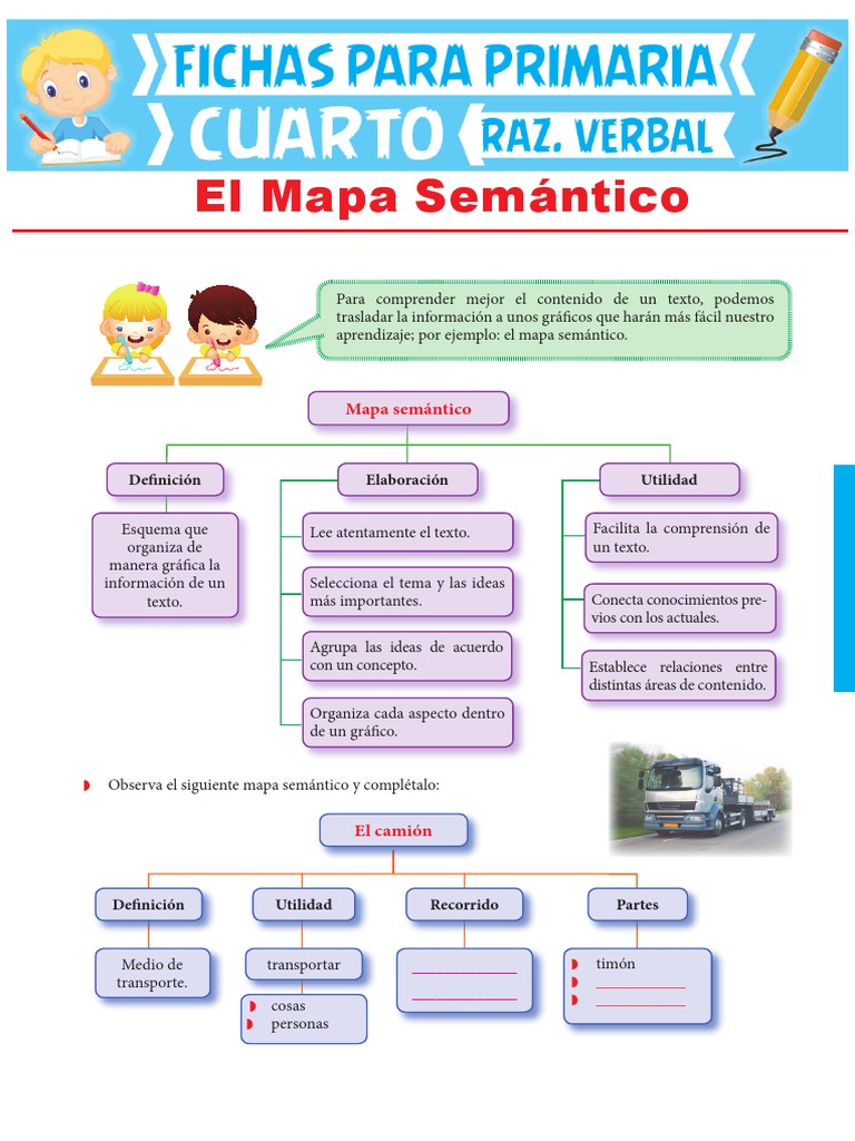 El Mapa Semántico para Cuarto Grado de Primaria | PDF | Espárragos | glaciar