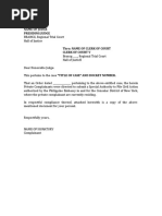 Letter REquest LTO | PDF | Law