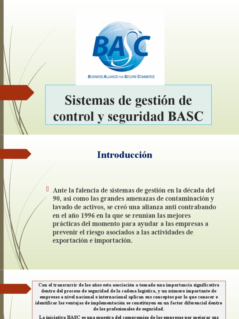 Sistemas Basc | PDF | aduana | Logística