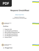 Cara Menghitung HLB Campuran Pada Emulsi | PDF