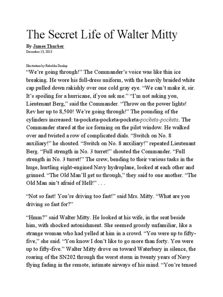 The Secret Life of Walter Mitty | PDF | Nature