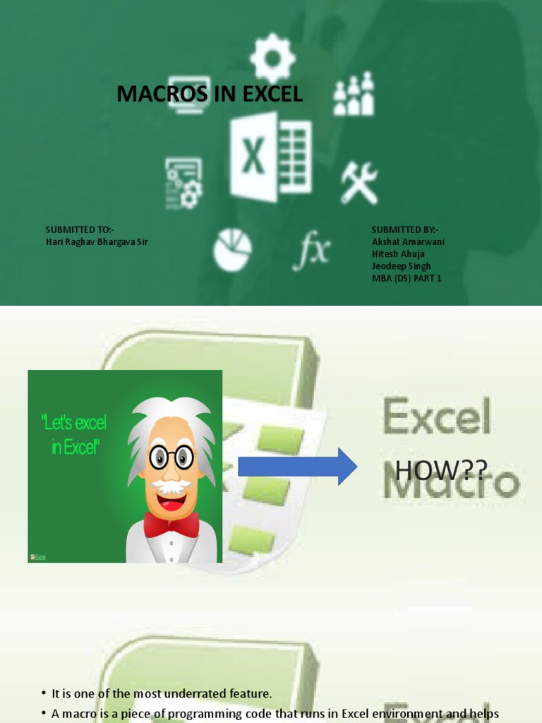 CFM Final | PDF | Macro (Computer Science) | Microsoft Excel