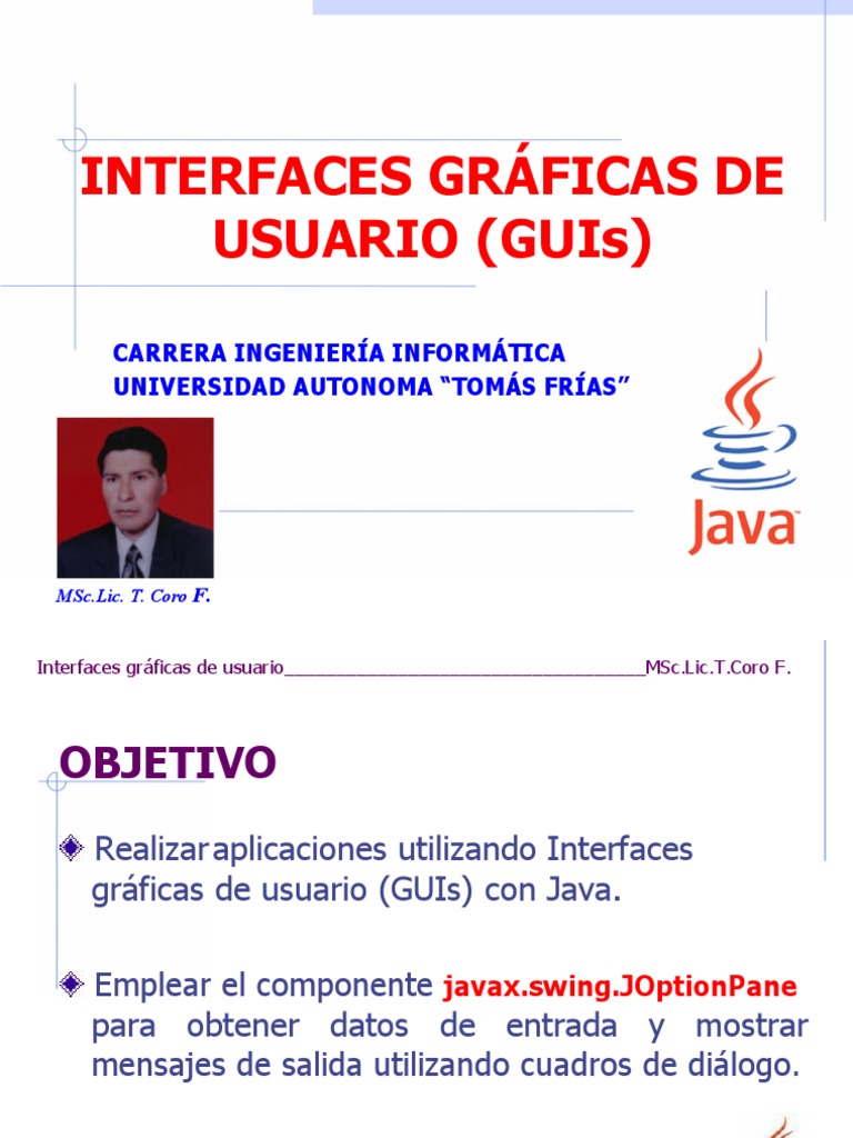 Aplicaciones Con GUIs | PDF | Java (lenguaje de programación ...