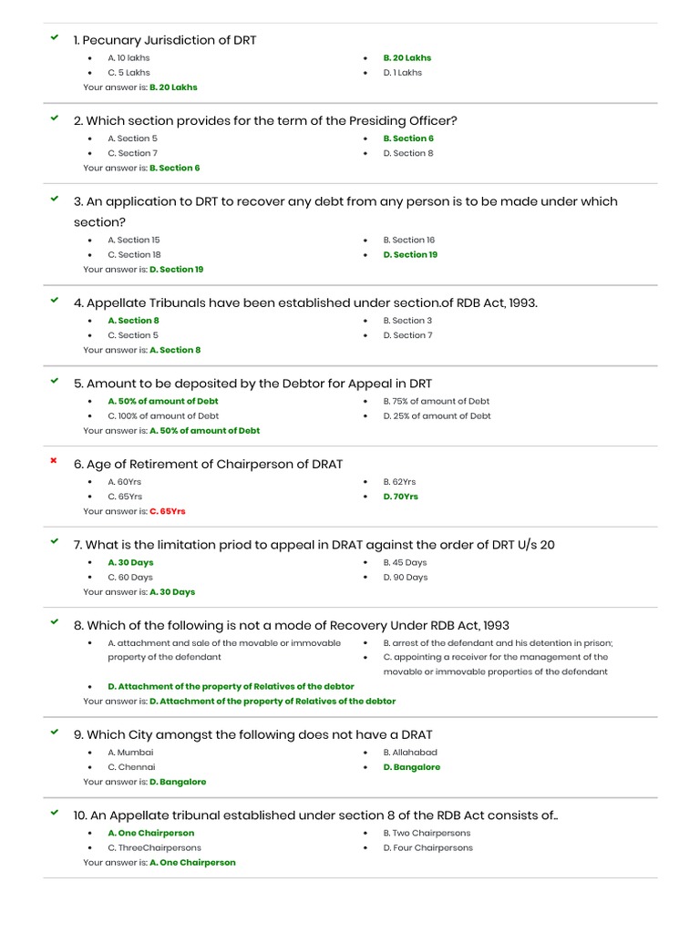 DRT Jurisdiction and RDB Act Insights | PDF | Private Law | Government