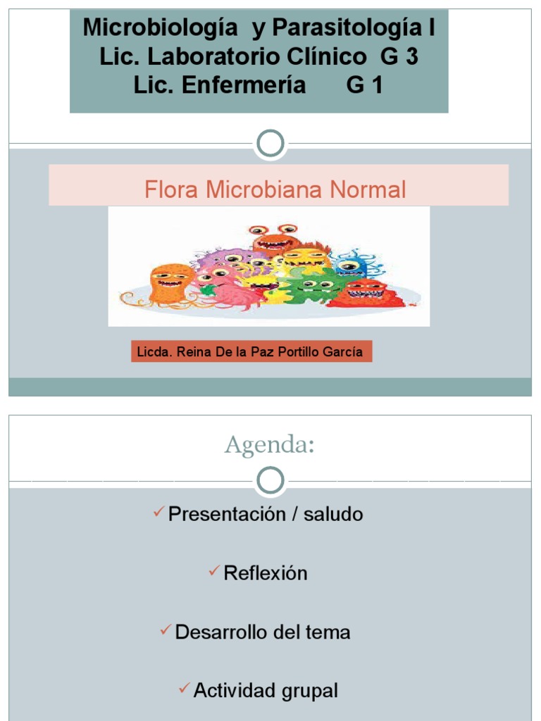 4 Flora Bacteriana Normal | PDF | Ciencias de la Salud | Microbiología