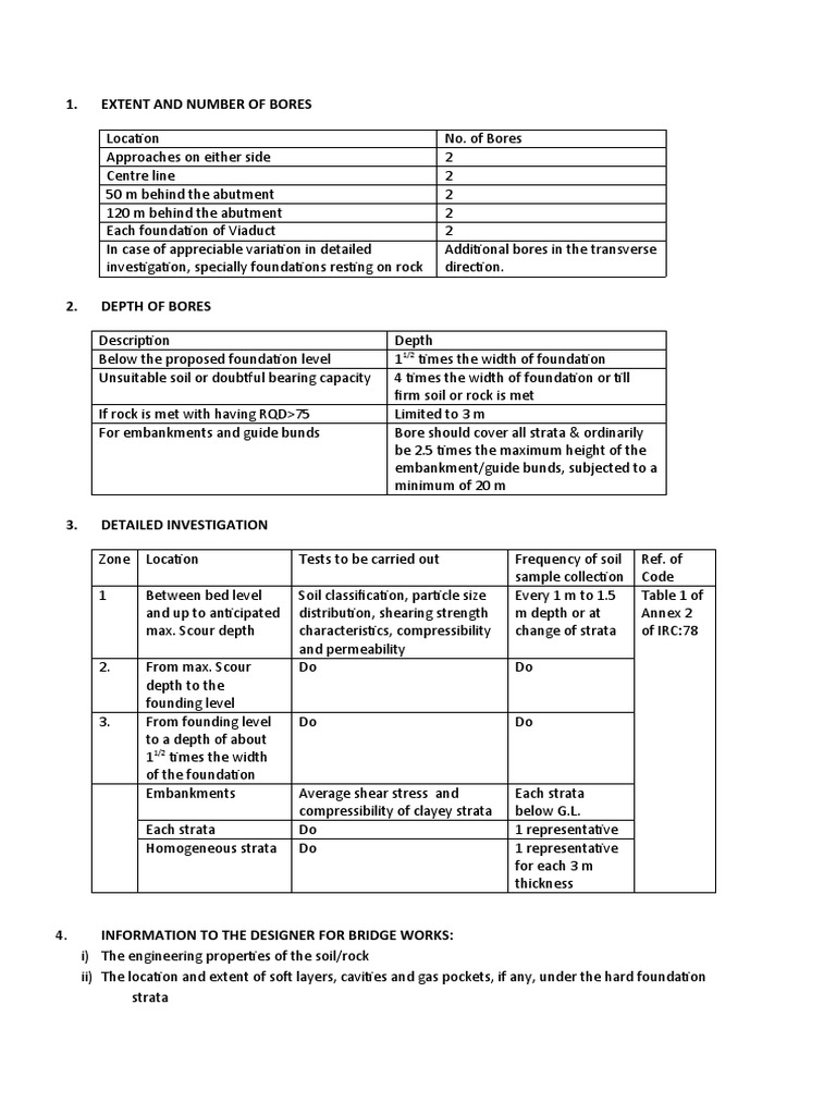Surface & Subsurface Geotechnical Investigation | PDF | Earth Sciences ...