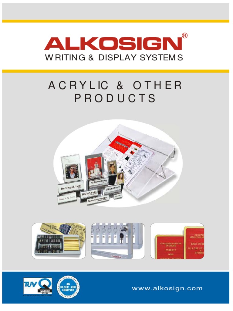 Acrylic & Other Products | PDF