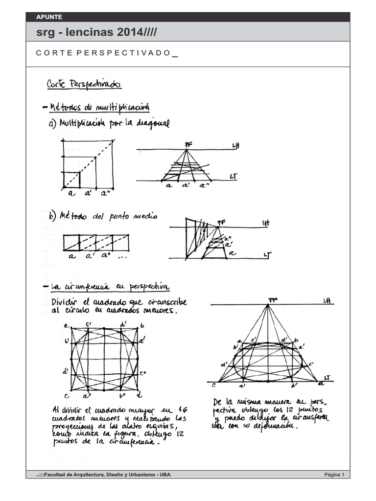 SRG APUNTE Corte Perspectivado PDF | PDF