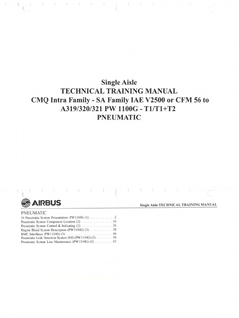 A320F NEO PW1100G 36 Bleed System | PDF