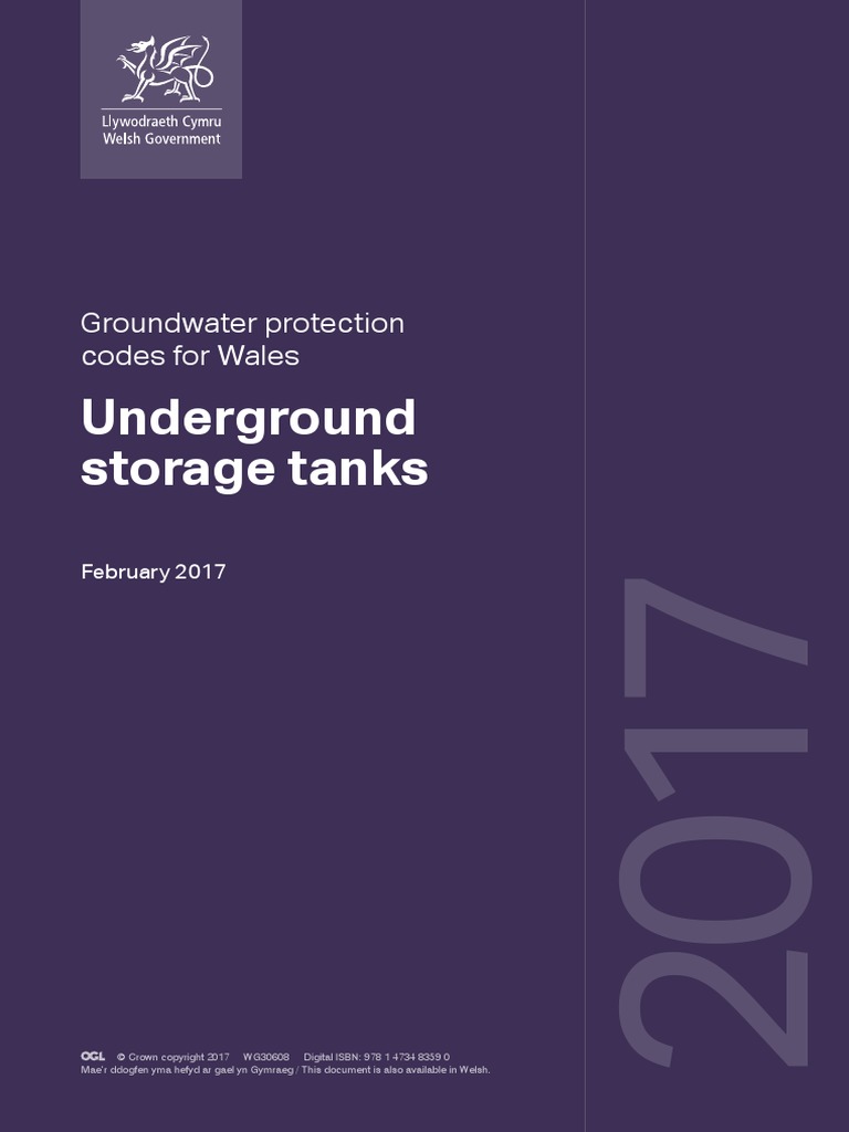 Underground Storage Tanks: Groundwater Protection Codes For Wales | PDF ...