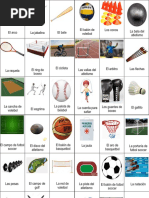 Memorama de Deportes para Imprimir | PDF