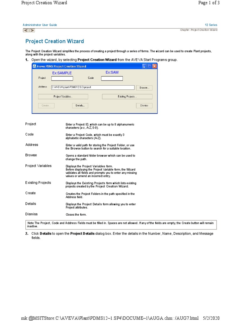 Project Creation Wizard: Ex:Sample Ex:SAM | PDF | Software | Computing