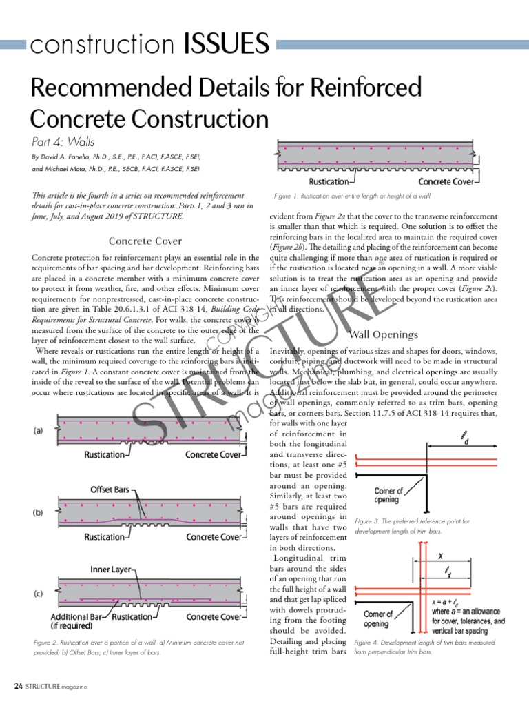 Wall Opening Reinforcement Details | PDF | Reinforced Concrete | Concrete