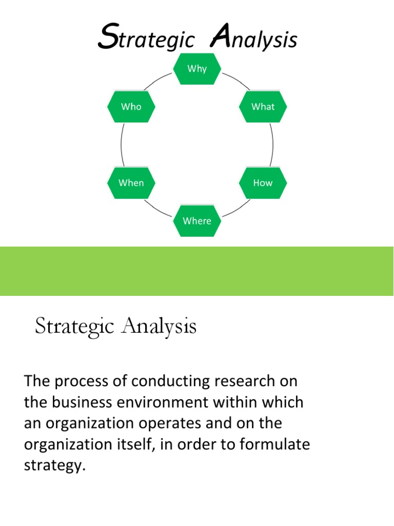 Strategic Analysis II | PDF | Strategic Management | Leadership