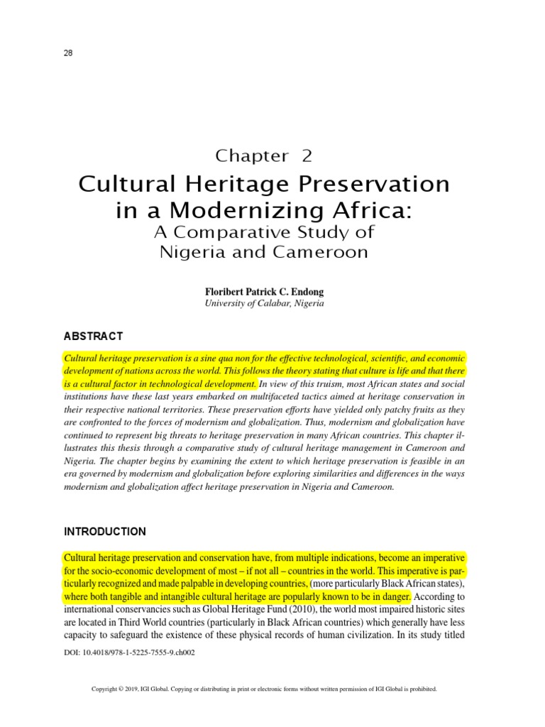 Definition of Preservation | PDF | Cultural Heritage | Globalization