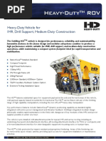 UHD ROV Reference Drawings & Parts List | PDF