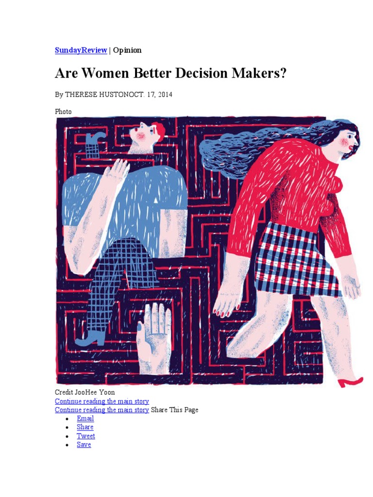 Are Women Better Decision Makers | PDF | Gender | Gender Studies