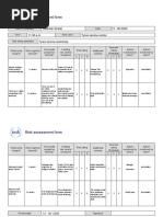 IOSH Risk Assessment Example 1 | PDF | Risk | Workplace