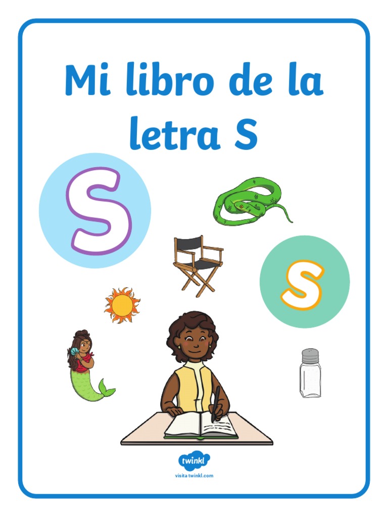 Mi Libro de Actividades - La Letra S | PDF | Convenciones de nombres ...