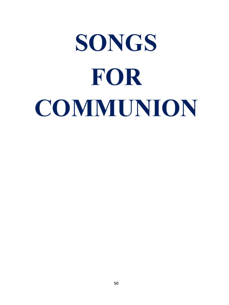 Communion | PDF