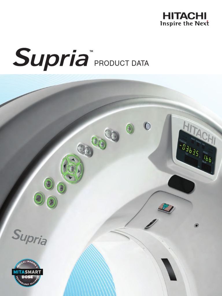SUPRIA Product Specification | PDF | Ct Scan | Medical Imaging
