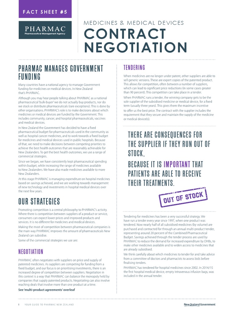 PHARMAC New Zealand: Medicine Funding Guide | PDF | Subsidy | Economies