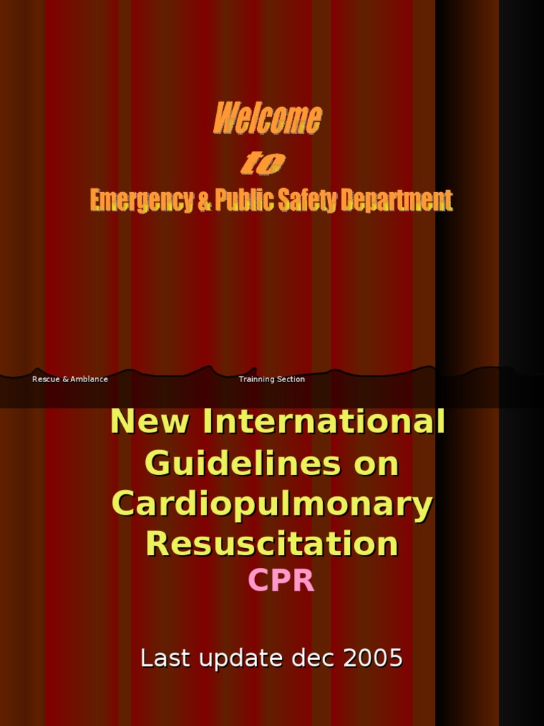 Lay Rescuer CPR Guidelines | PDF | Cardiopulmonary Resuscitation ...