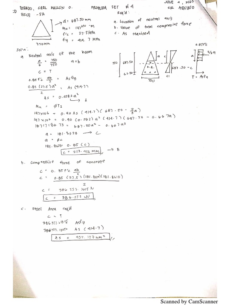 Problem Set No. 4 (1,2,3) (RCD) PDF | PDF
