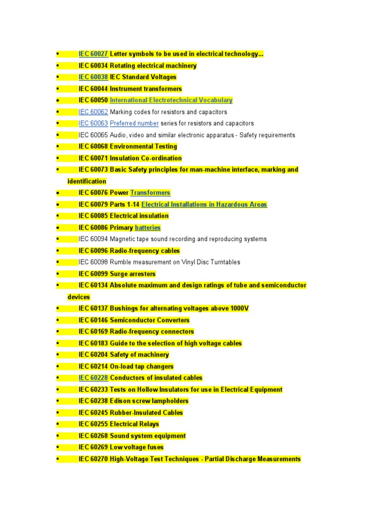 IEC 60062 IEC 60063 Preferred Number: International Electrotechnical ...