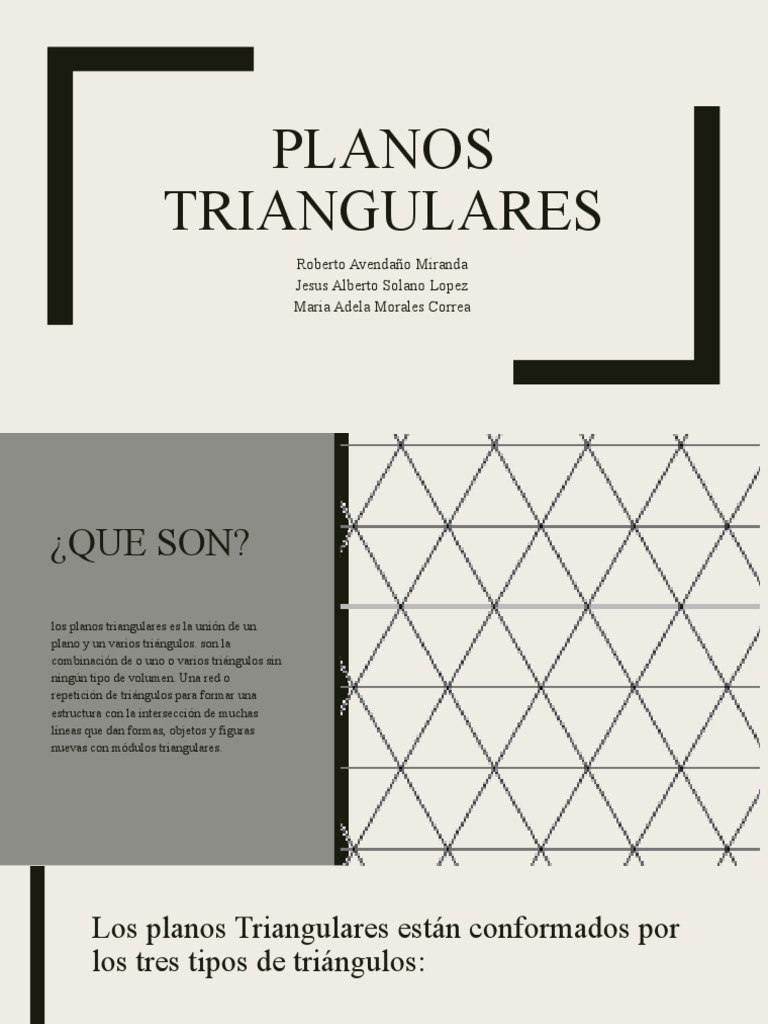 Planos Triangulareskmjkjk | PDF | Arte