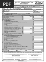 BIR FORM No. 2550-Q | PDF | Value Added Tax | Taxes