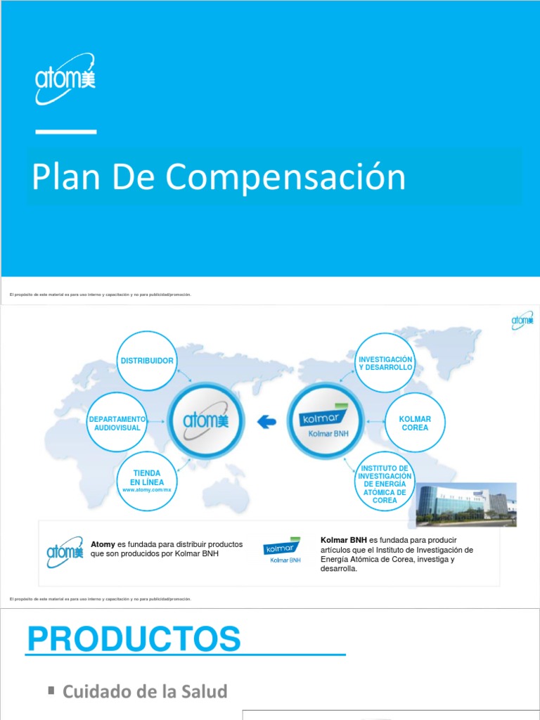 Plan de Compensacion ATOMY Nueva Version1 | PDF | Publicidad | Economias