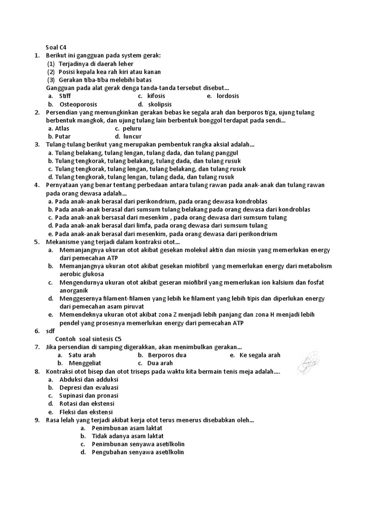 Soal Biologi C4 C5 C6 | PDF
