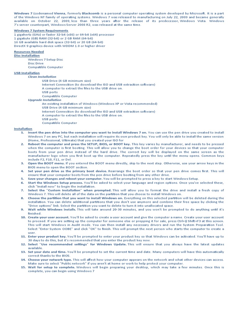 DISKPART | PDF | Windows 7 | Windows Vista