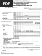 Formulir Pengukuhan PKP | PDF