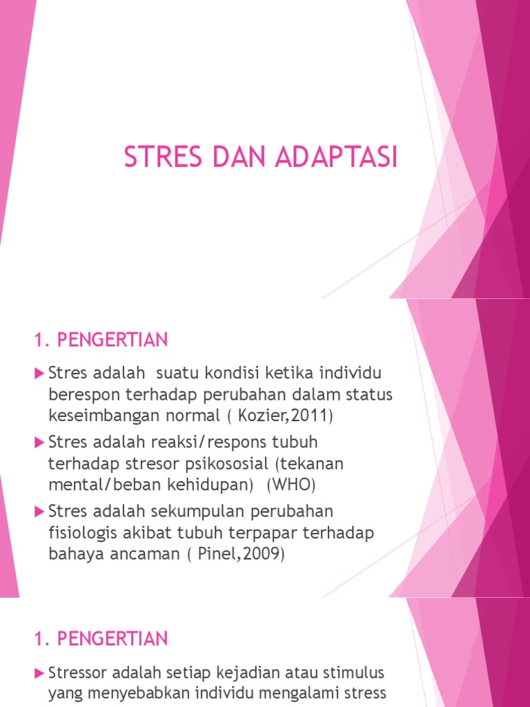 Stres Dan Adaptasi PDF | PDF