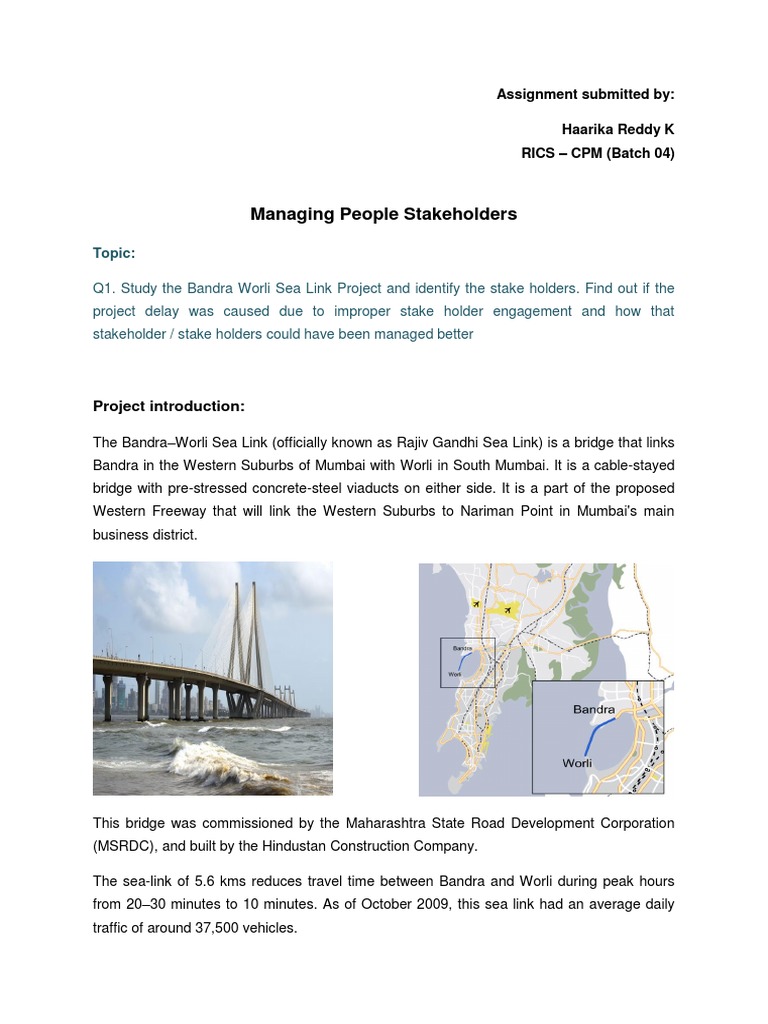 Stakeholder Management in BWSL Project | PDF | Business | Nature