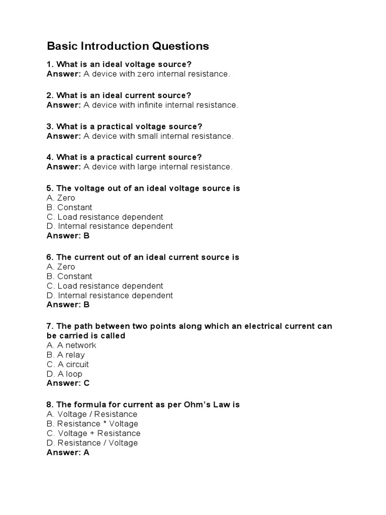 Basic Electronics Questions | PDF | Bipolar Junction Transistor | P–N Junction