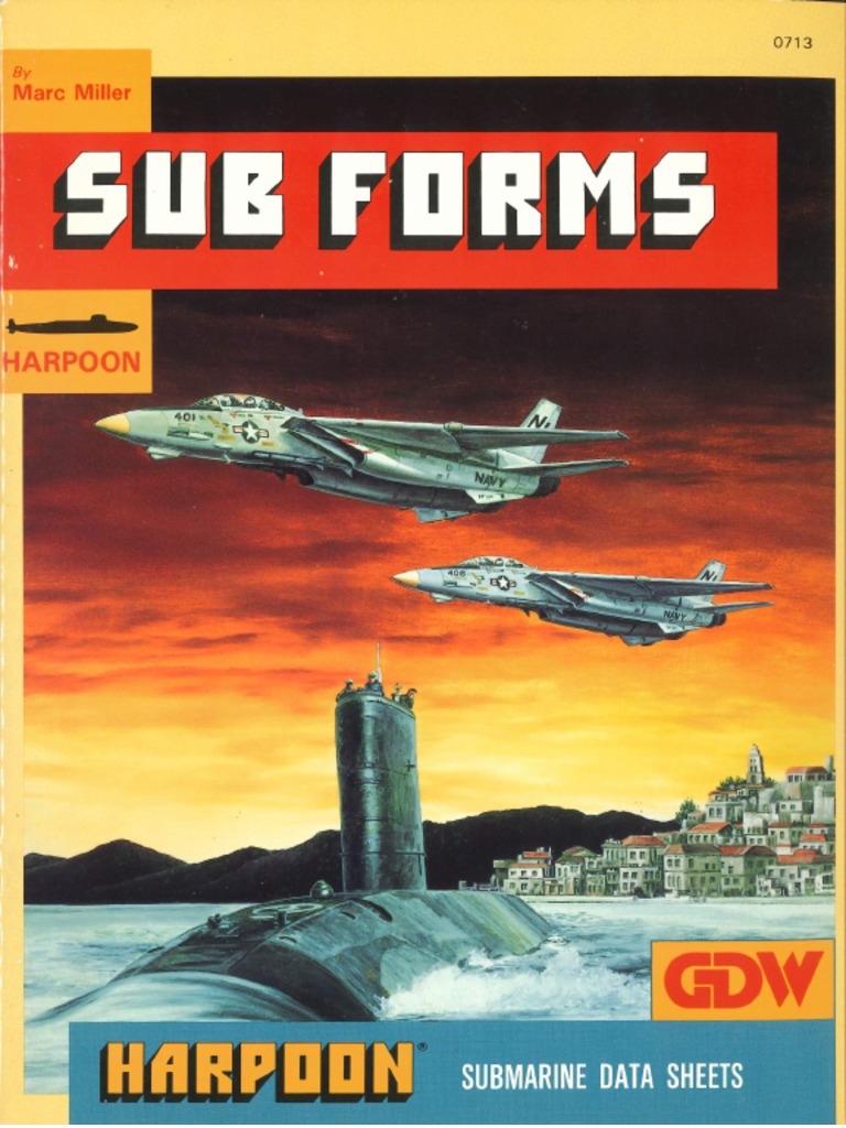 Harpoon Sub Forms (GDW 0713) | PDF | Submarines | Torpedo