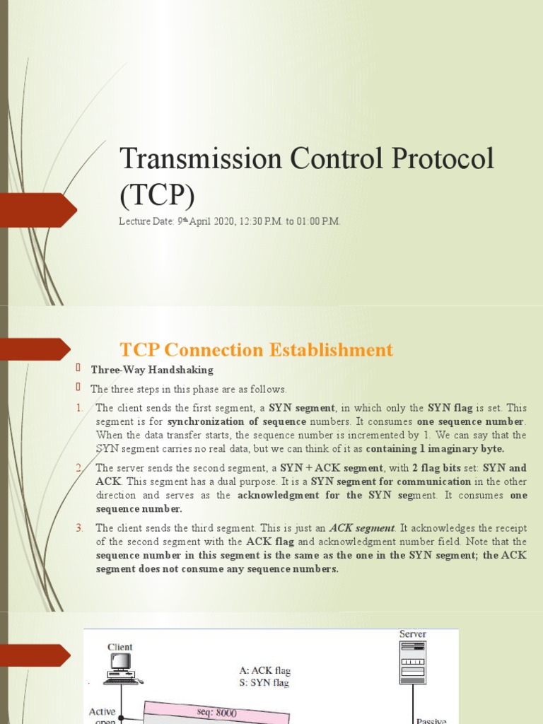 Unit 4 Lec3 | PDF | Transmission Control Protocol | Computer Mediated Communication