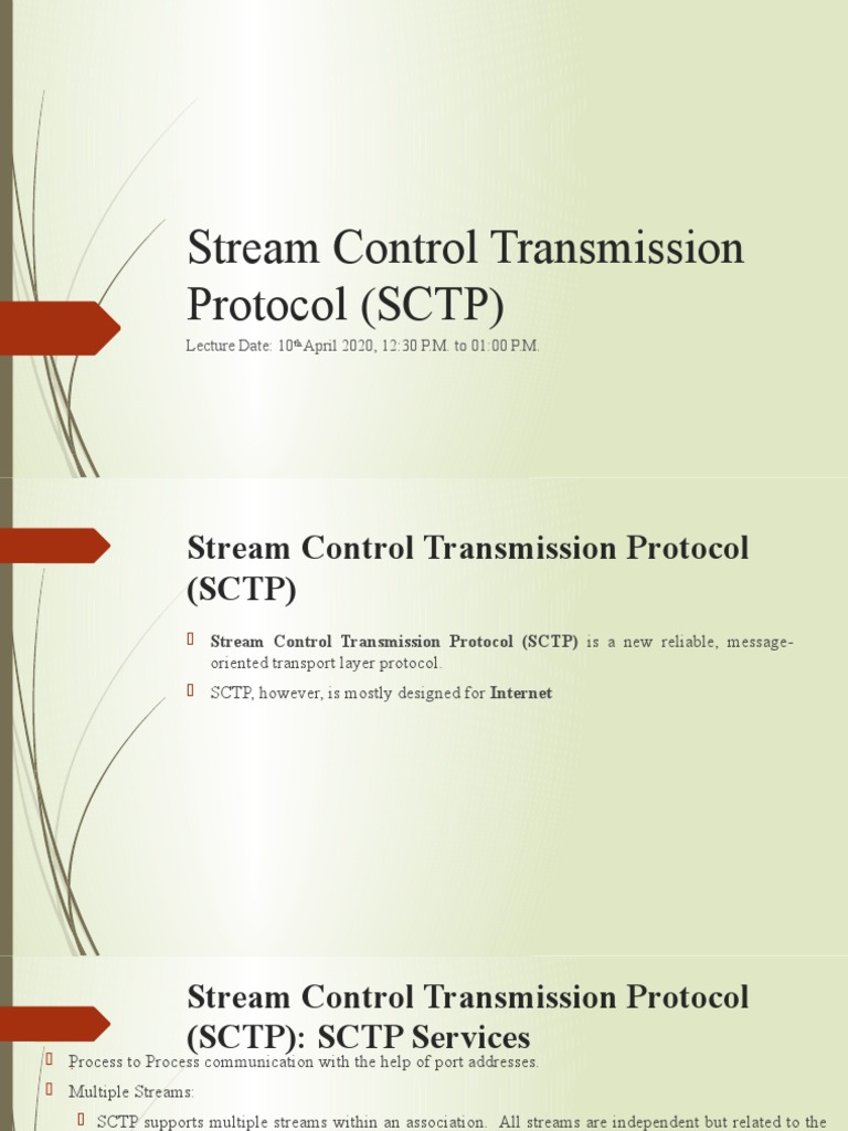 Unit 4 Lec4 | PDF | Transmission Control Protocol | Port (Computer Networking)