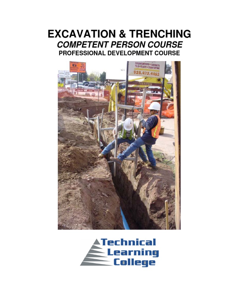 Excavation SAfety On Site PDF | PDF | Occupational Safety And Health ...