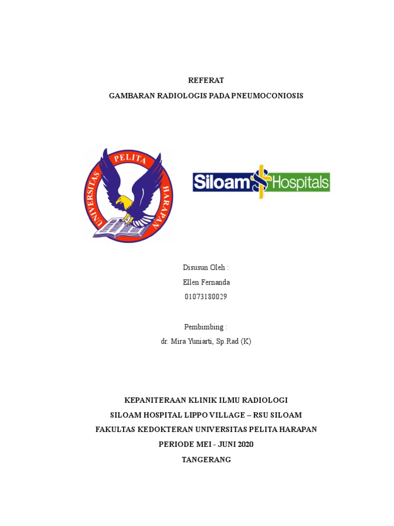Gambaran Radiologis Pneumoconiosis | PDF | Kesehatan Holistik | Sains ...