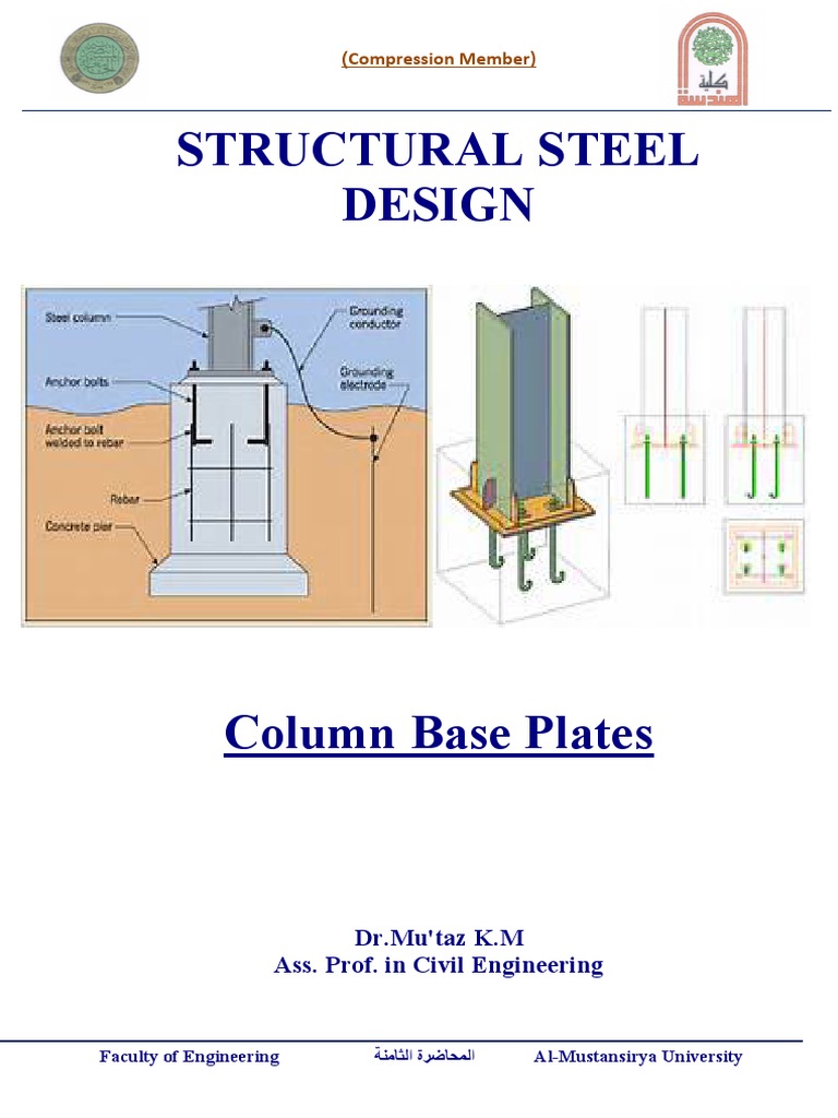 Structural Steel Design: DR - Mu'taz K.M Ass. Prof. in Civil ...