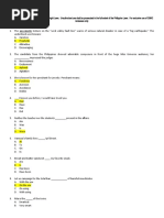 Filipino LET Reviewer with Answers | PDF