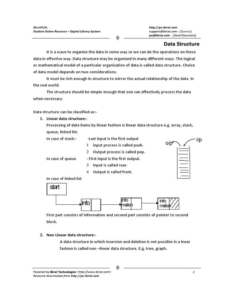 Data Structure Pdf Queue Abstract Data Type Array Data Structure