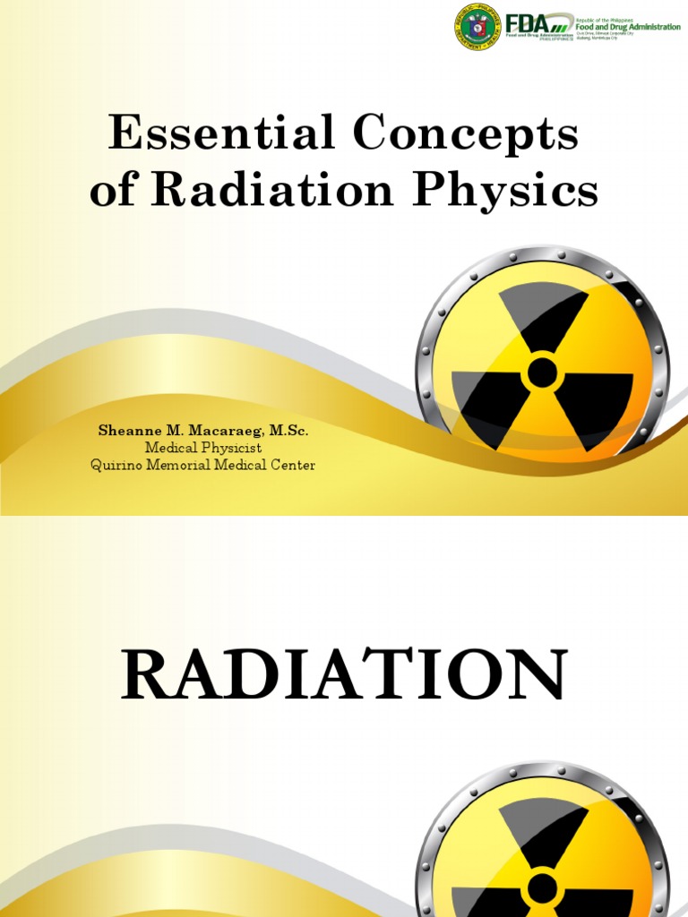 1 Essential Concept of Radiation Physics PDF | Download Free PDF ...