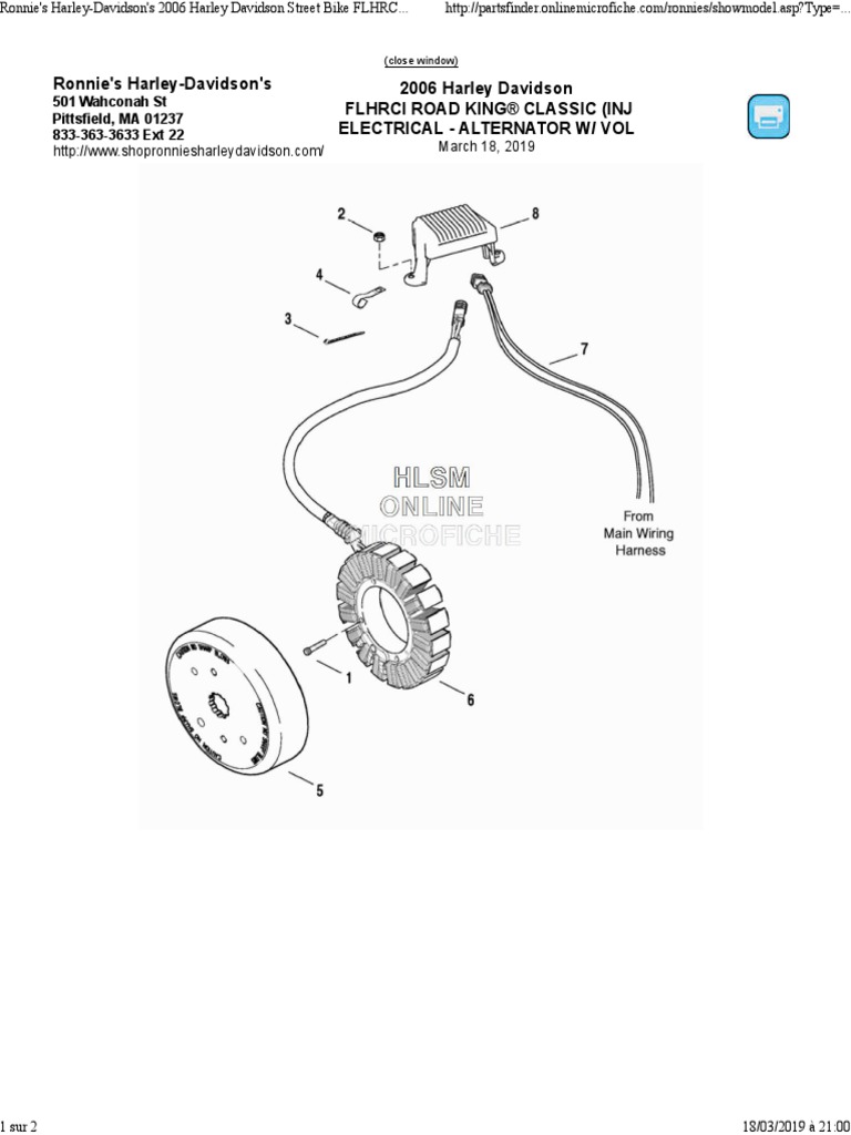 Ronnie's Harley-Davidson's 2006 Harley Davidson Flhrci Road King ...